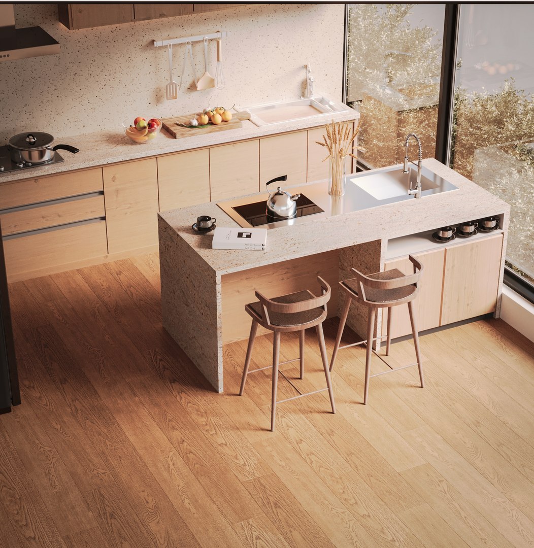 3D Model Modern Kitchen - TurboSquid 2439916