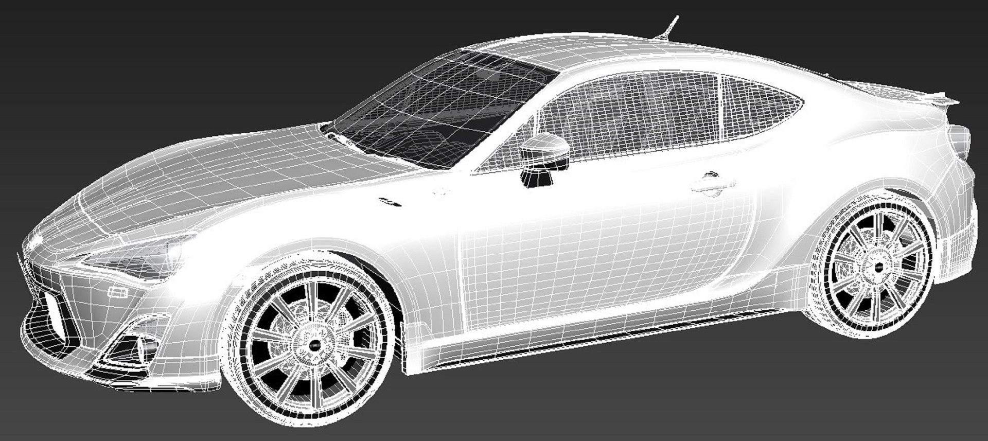 3d 2012 2014 Sport Coupe Model