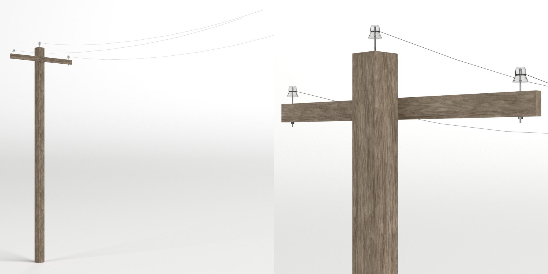 Telephone Pole 3D Model - TurboSquid 1378109
