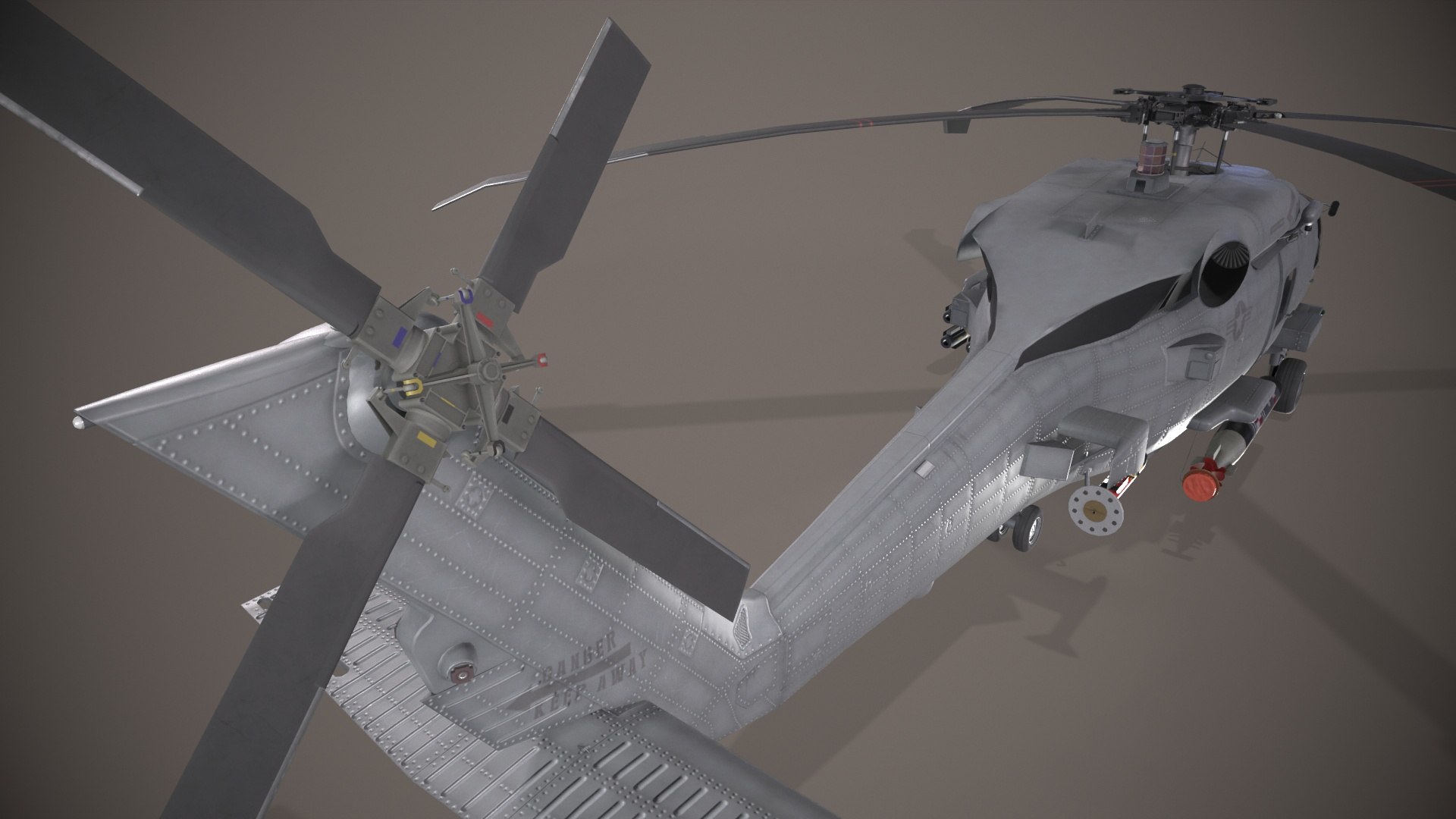 Sikorsky MH-60R Sea Hawk Basic Animation 3D Model - TurboSquid 1994321