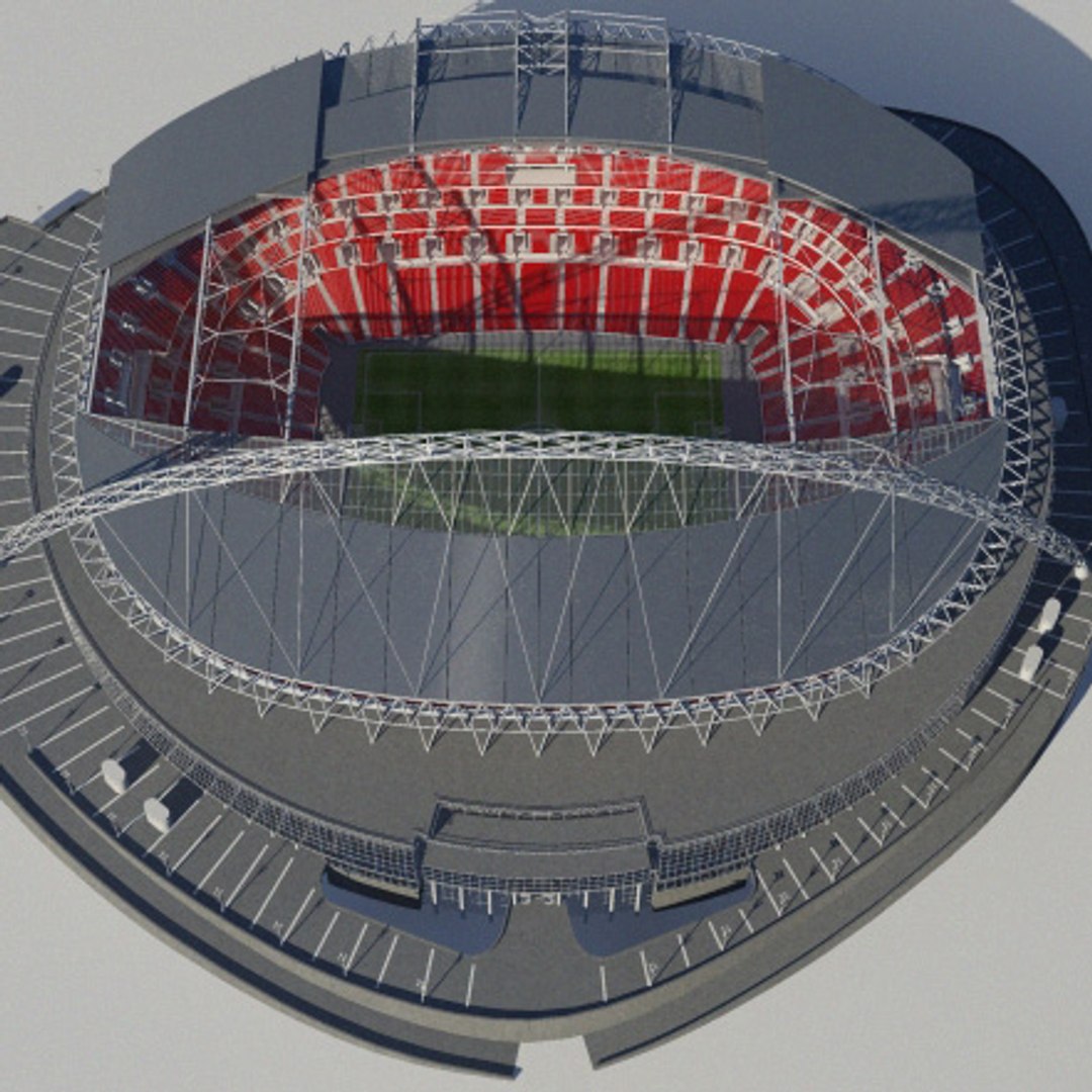 3d model architectural london stadium build