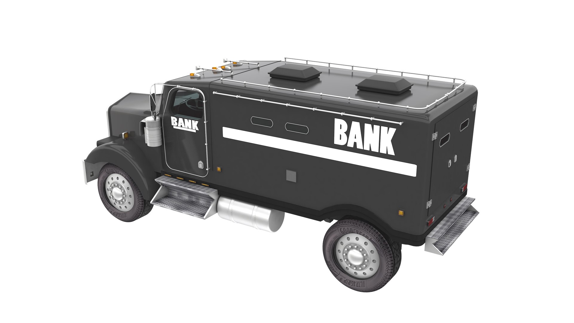 Bank armored car 3D - TurboSquid 1608061