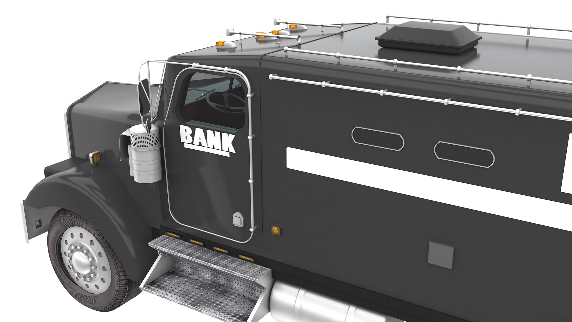 Bank armored car 3D - TurboSquid 1608061