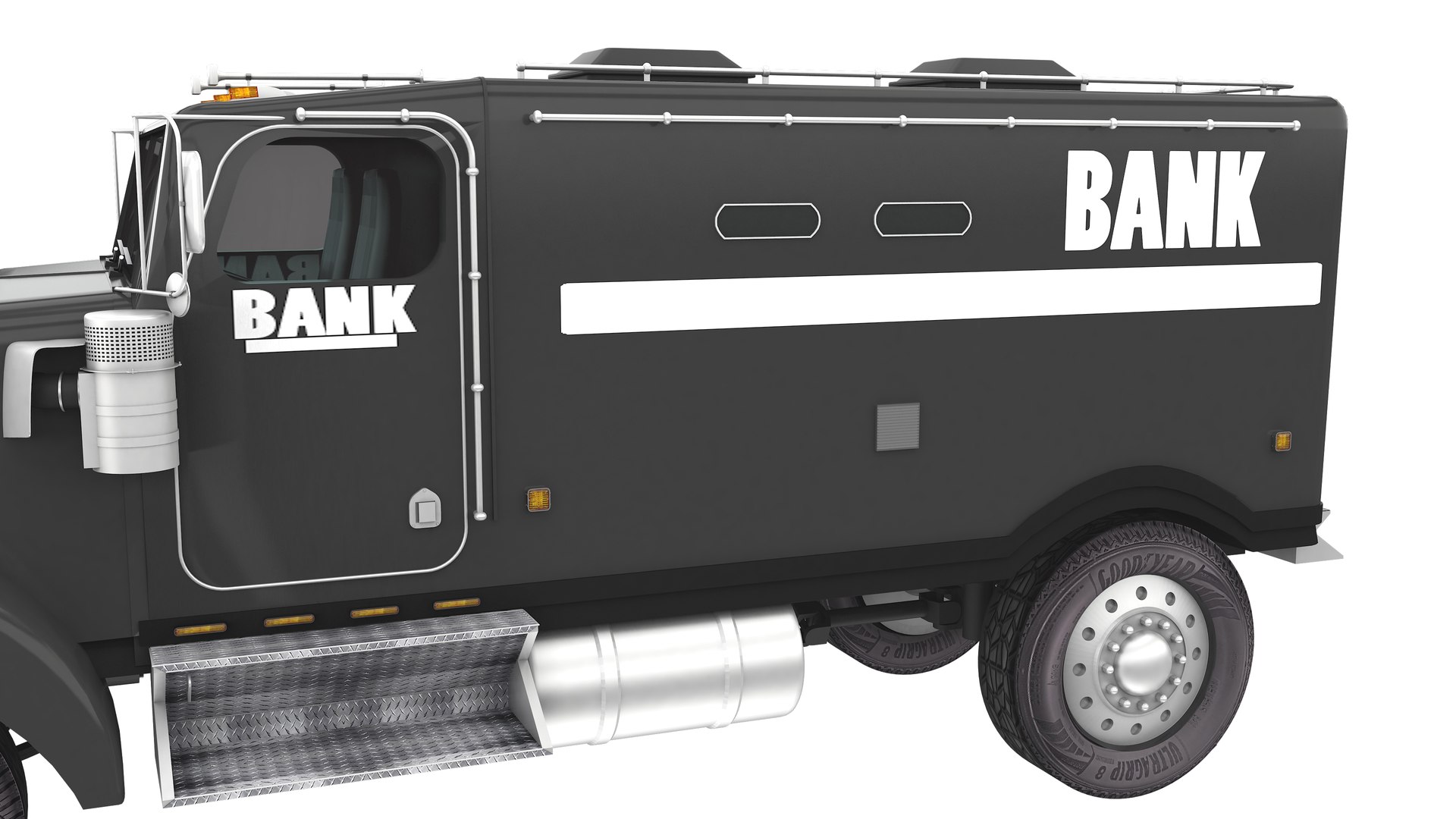 Bank armored car 3D - TurboSquid 1608061