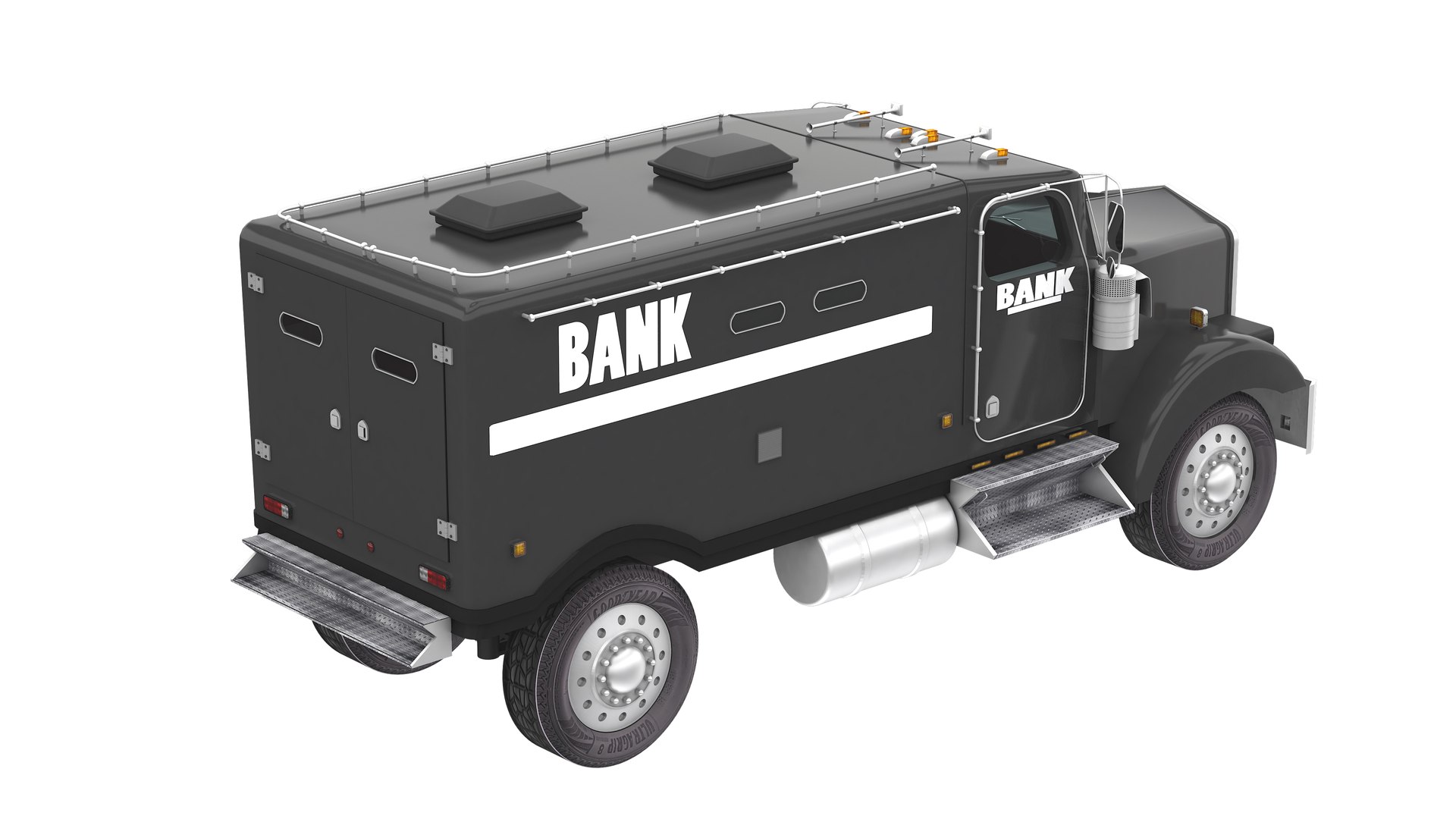Bank armored car 3D - TurboSquid 1608061