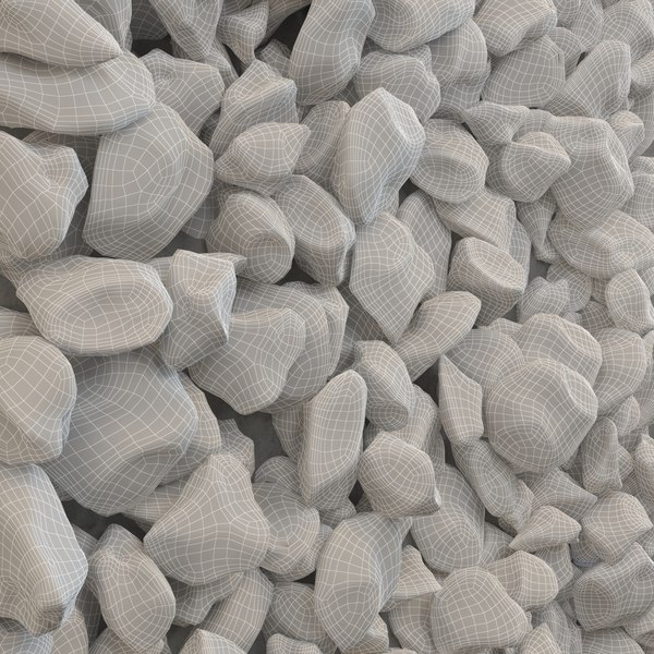 3d model stone panels