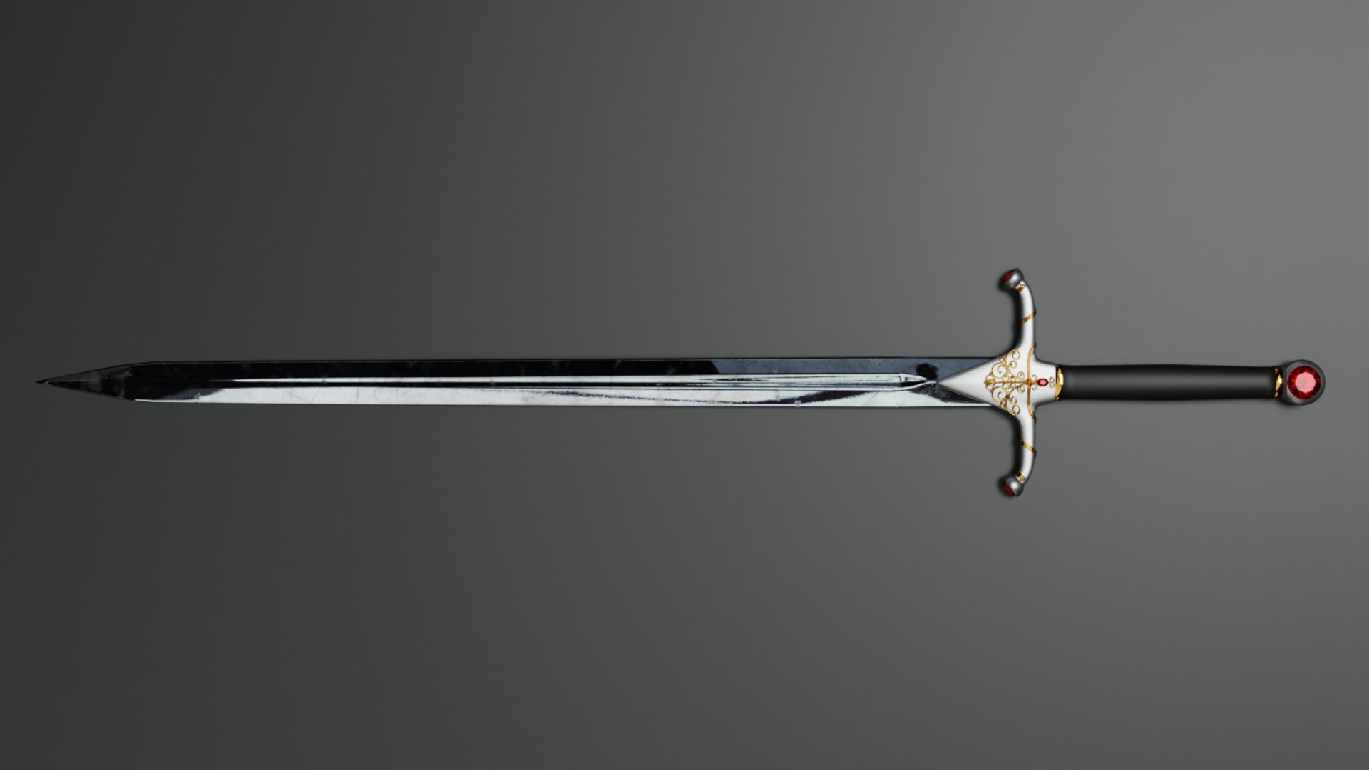 3D Ruby Sword - TurboSquid 1952629