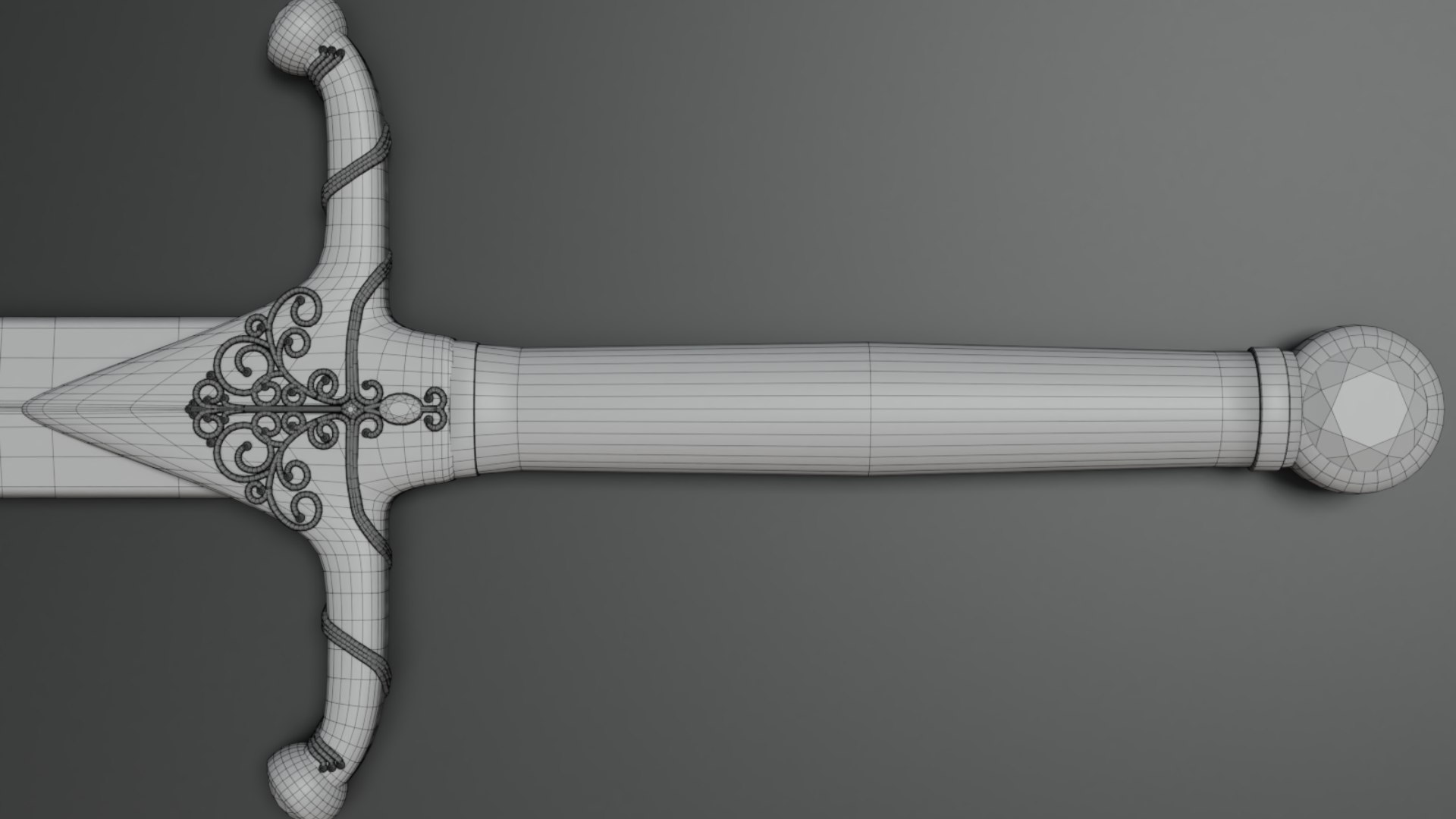 3D Ruby Sword - TurboSquid 1952629