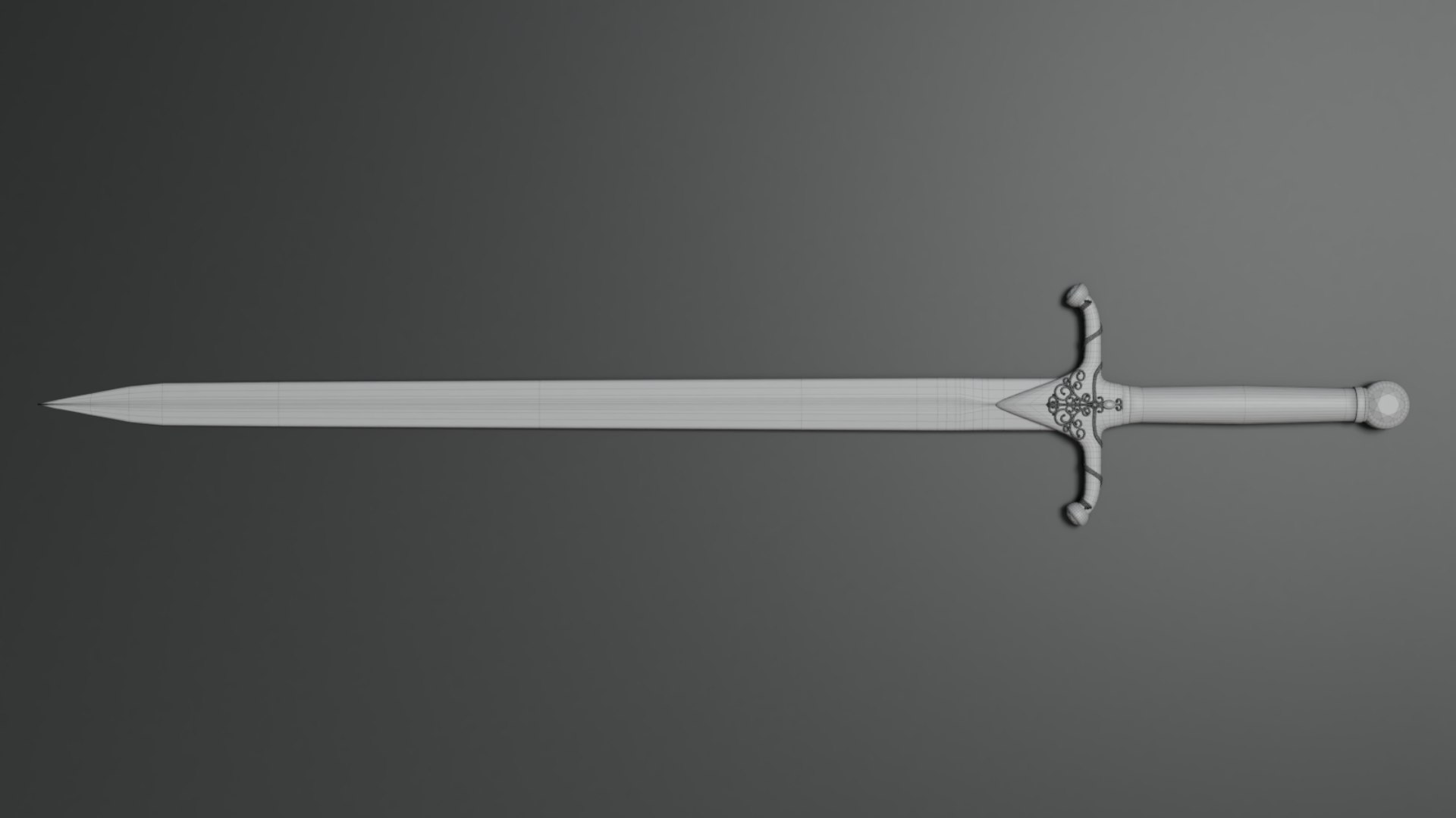 3D Ruby Sword - TurboSquid 1952629