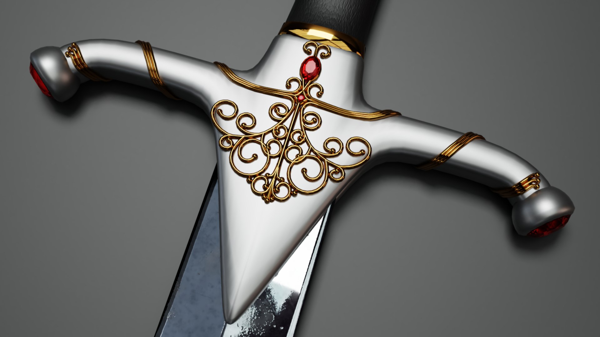 3D Ruby Sword - TurboSquid 1952629