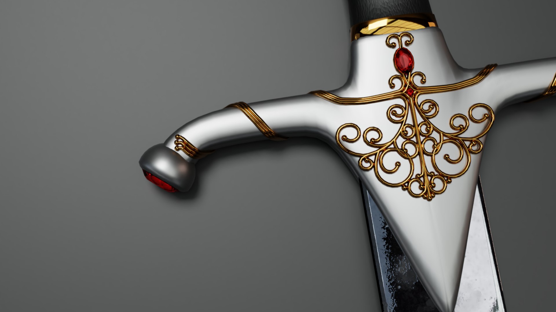 3D Ruby Sword - TurboSquid 1952629