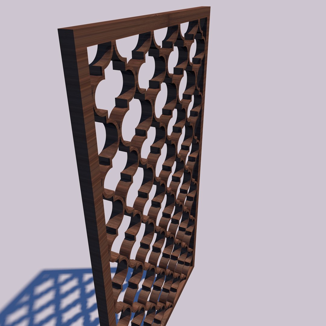 Wooden Screen 3D Model - TurboSquid 2234676
