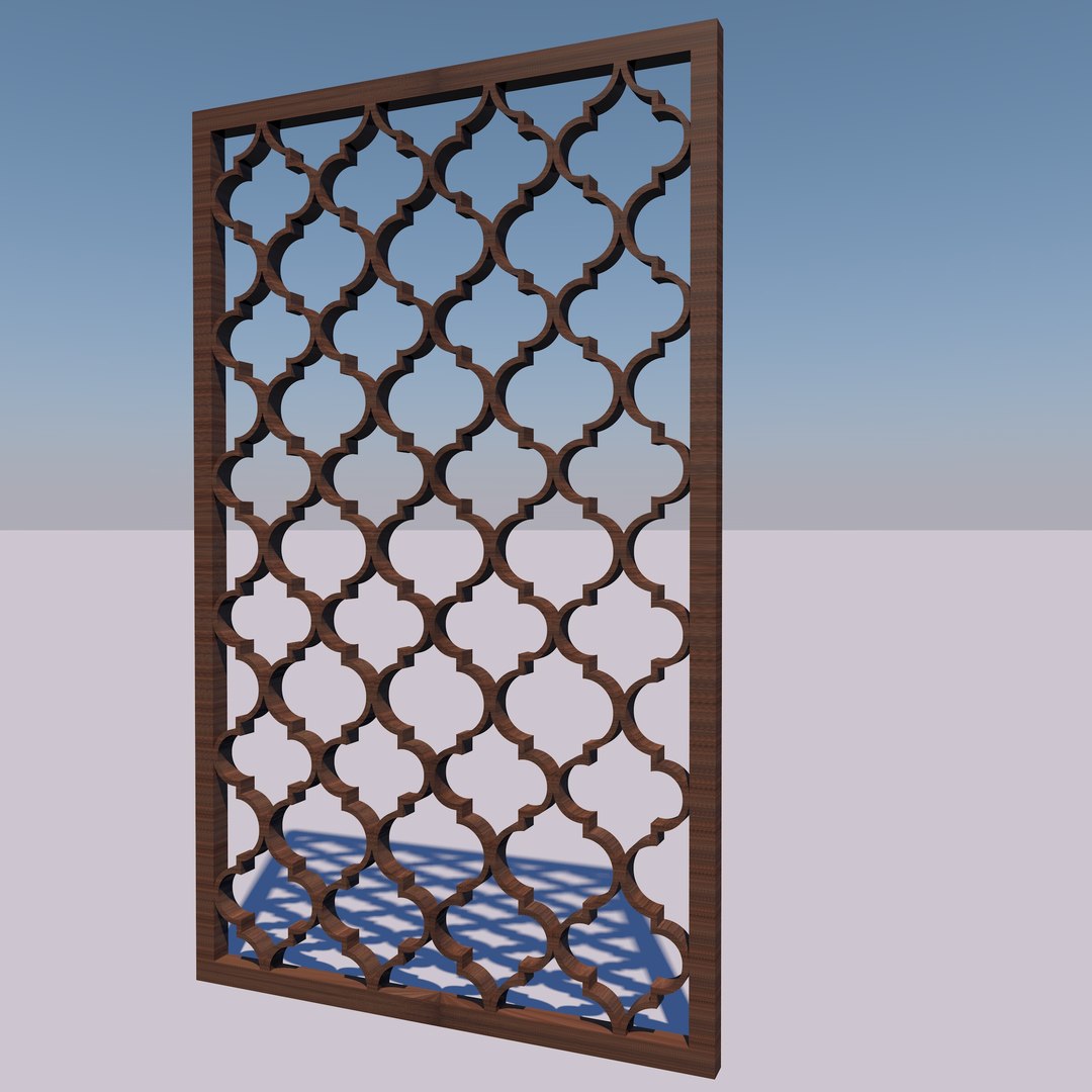 Wooden Screen 3D Model - TurboSquid 2234676