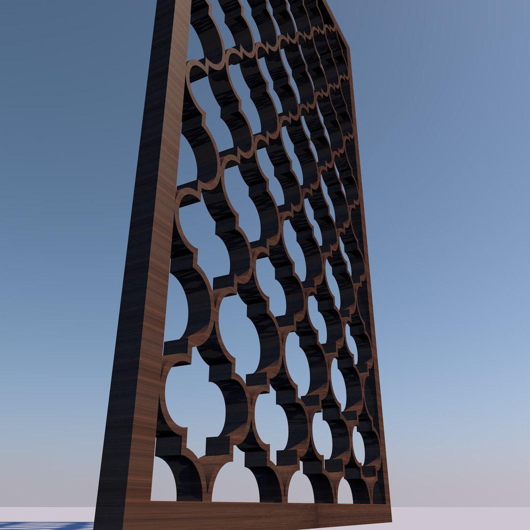 Wooden Screen 3D Model - TurboSquid 2234676
