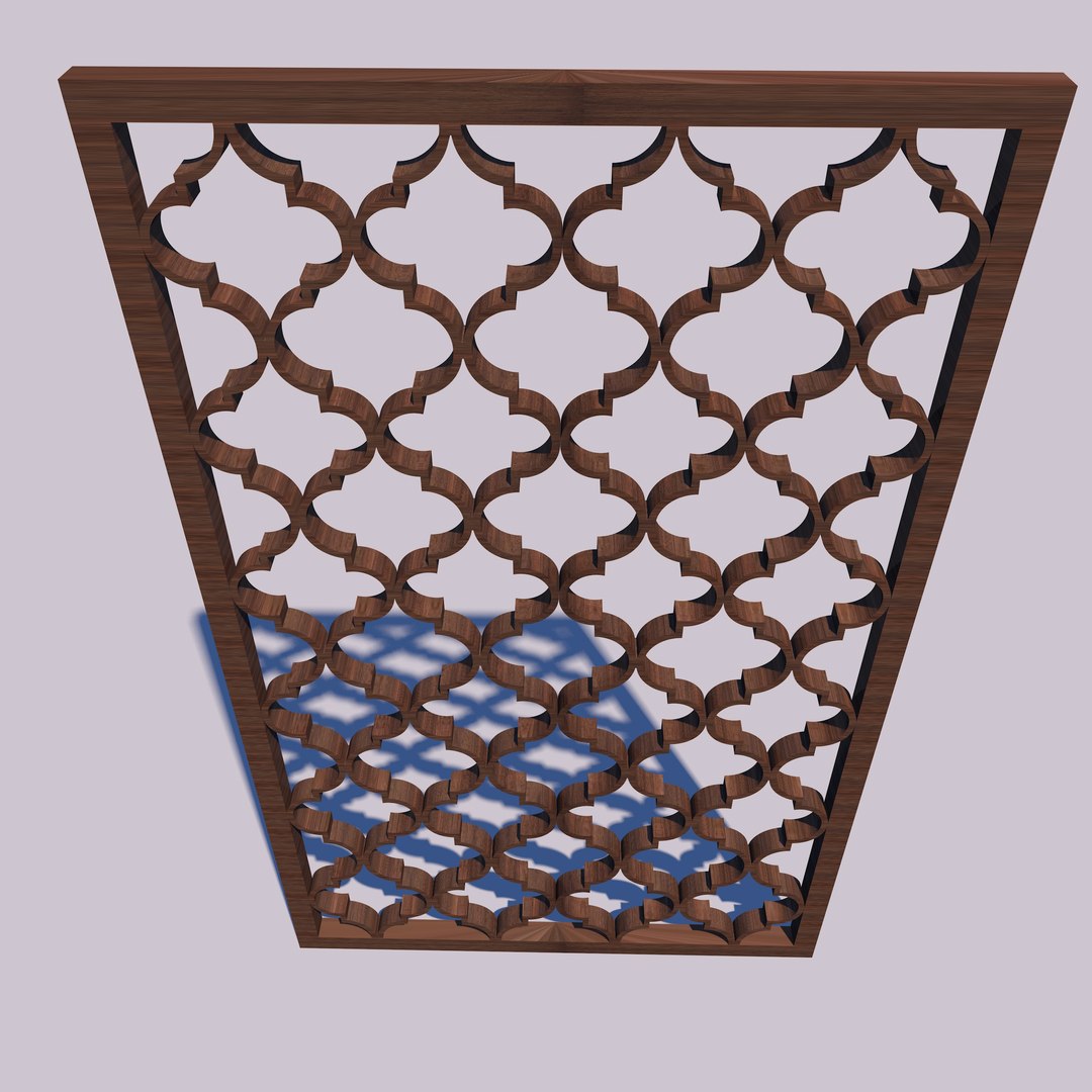 Wooden Screen 3D Model - TurboSquid 2234676
