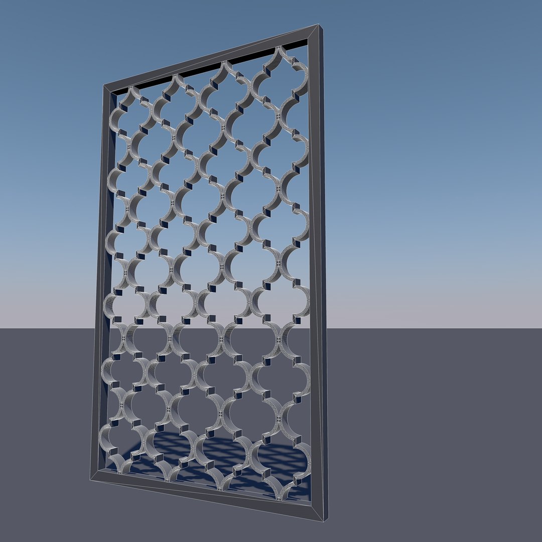 Wooden Screen 3D Model - TurboSquid 2234676