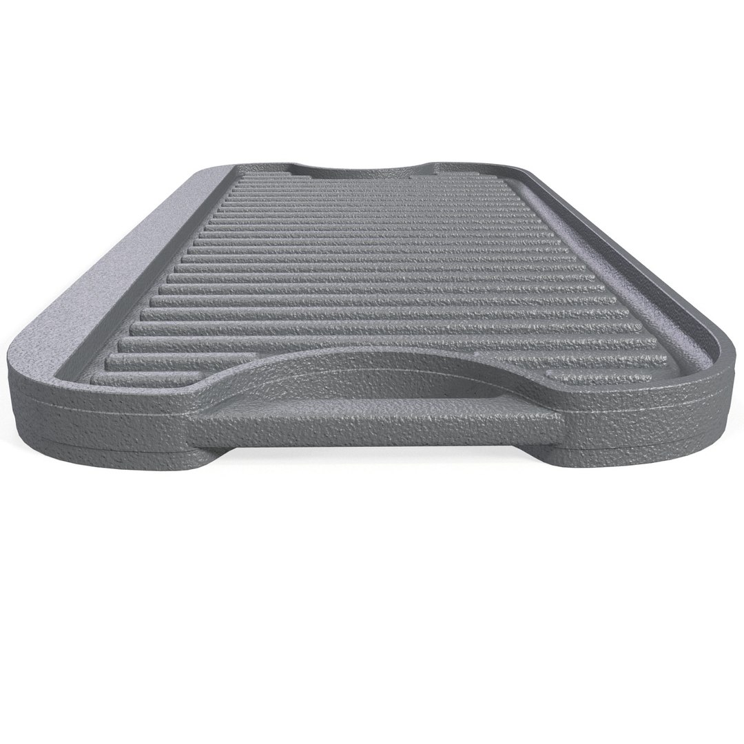 3d model iron grill griddle
