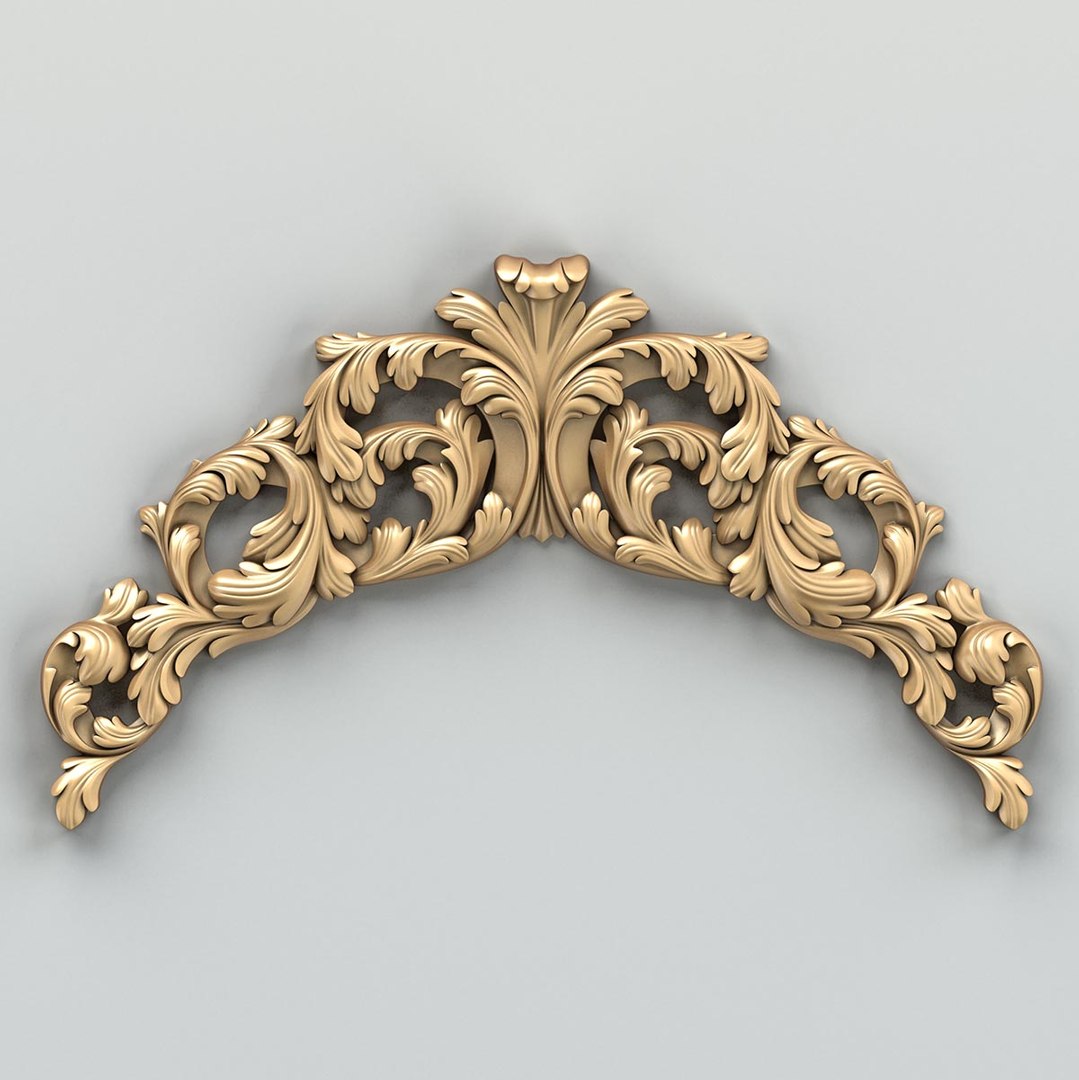 3d Carved Horizontal Decor