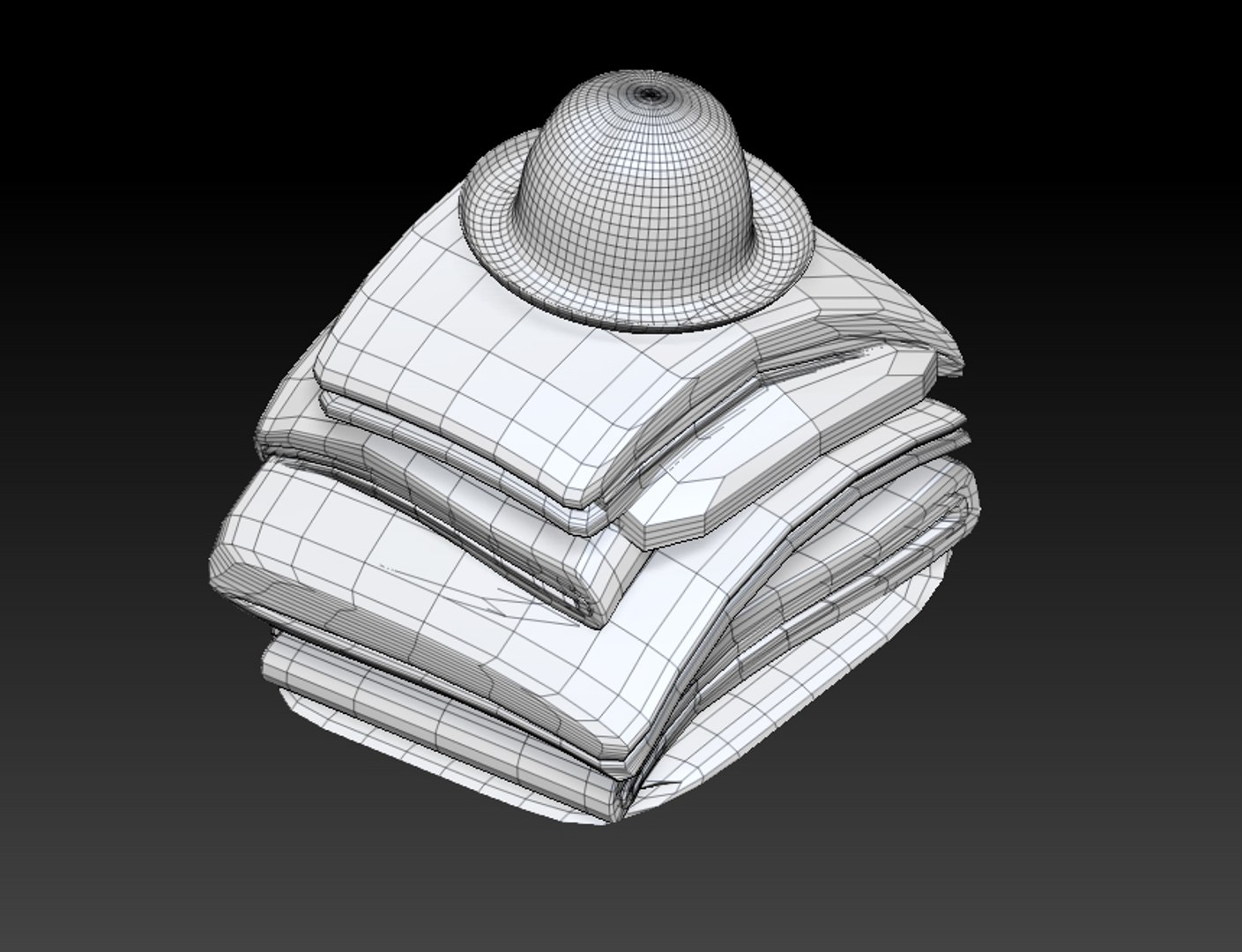 3d model pile cloth