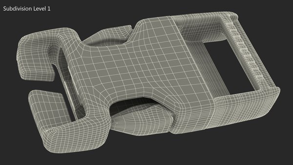 Quick Release Plastic Buckle 3D model - TurboSquid 1781650