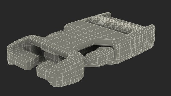 Quick Release Plastic Buckle 3D model - TurboSquid 1781650
