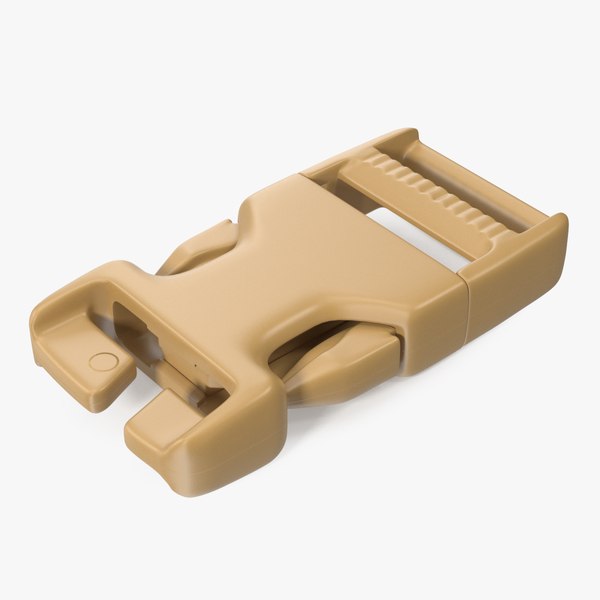Quick Release Plastic Buckle 3D model - TurboSquid 1781650