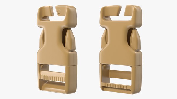 Quick Release Plastic Buckle 3D model - TurboSquid 1781650