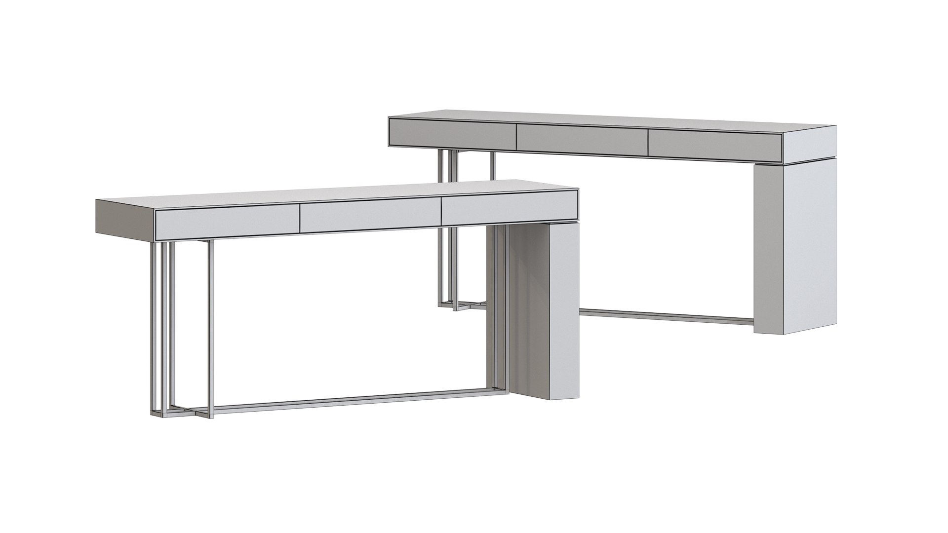 3D Meridiani Quincy - Console Table - TurboSquid 2100741