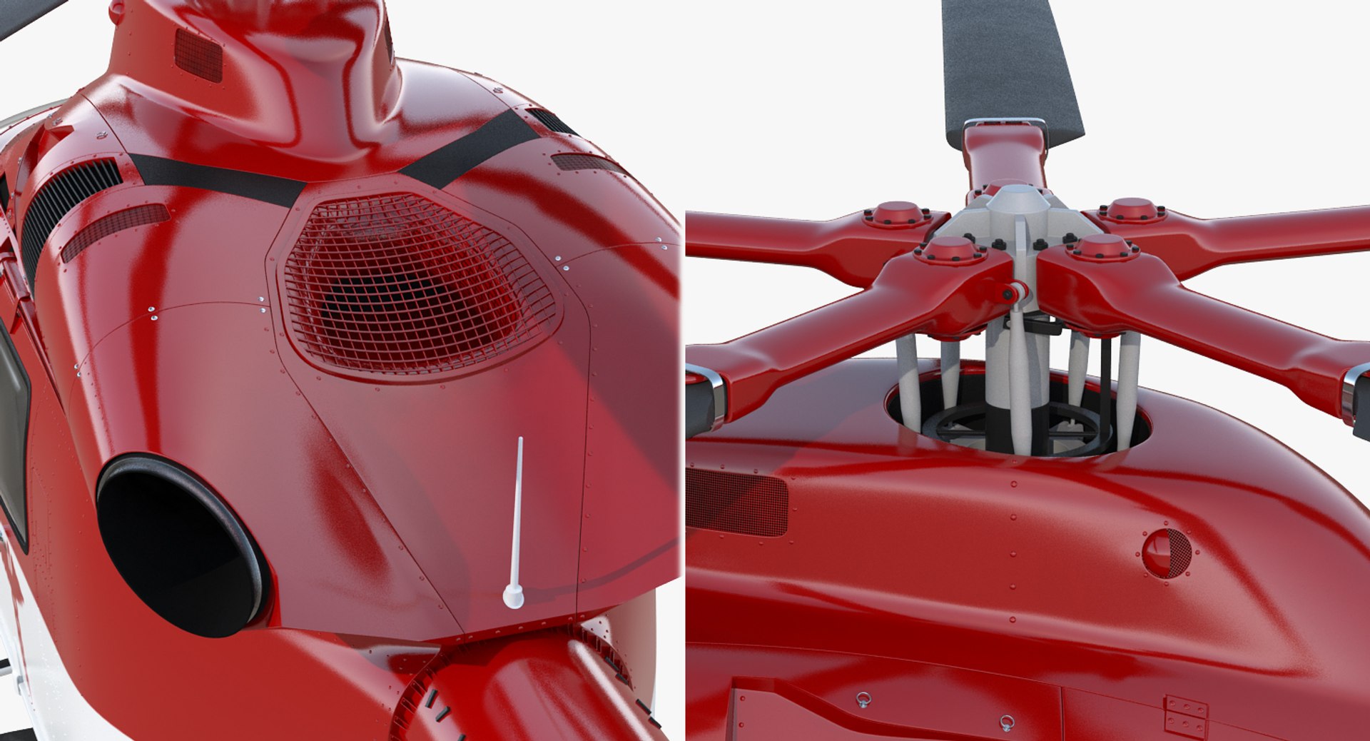 3D air ambulance helicopter md model - TurboSquid 1174079