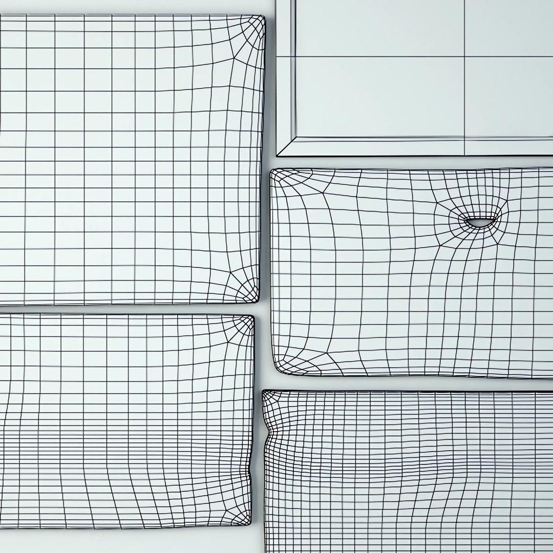 3D Antique Calligraphy Panels Model - TurboSquid 2114046