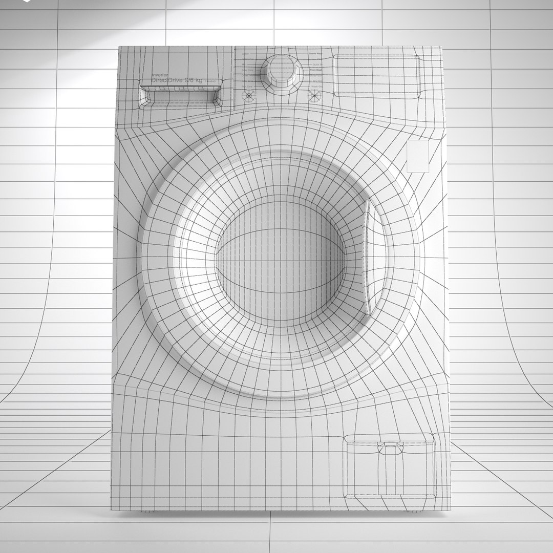 3ds Max Washing Machine