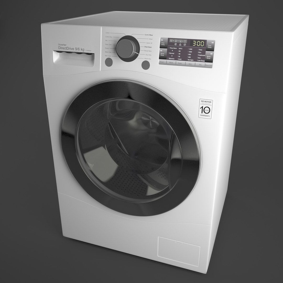 3ds Max Washing Machine