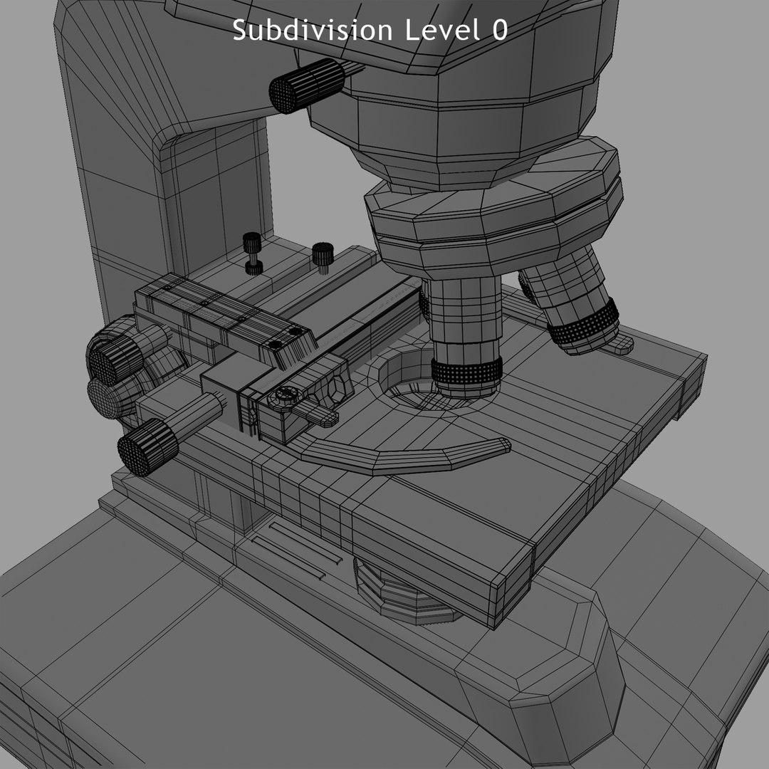 microscope micro 3d model