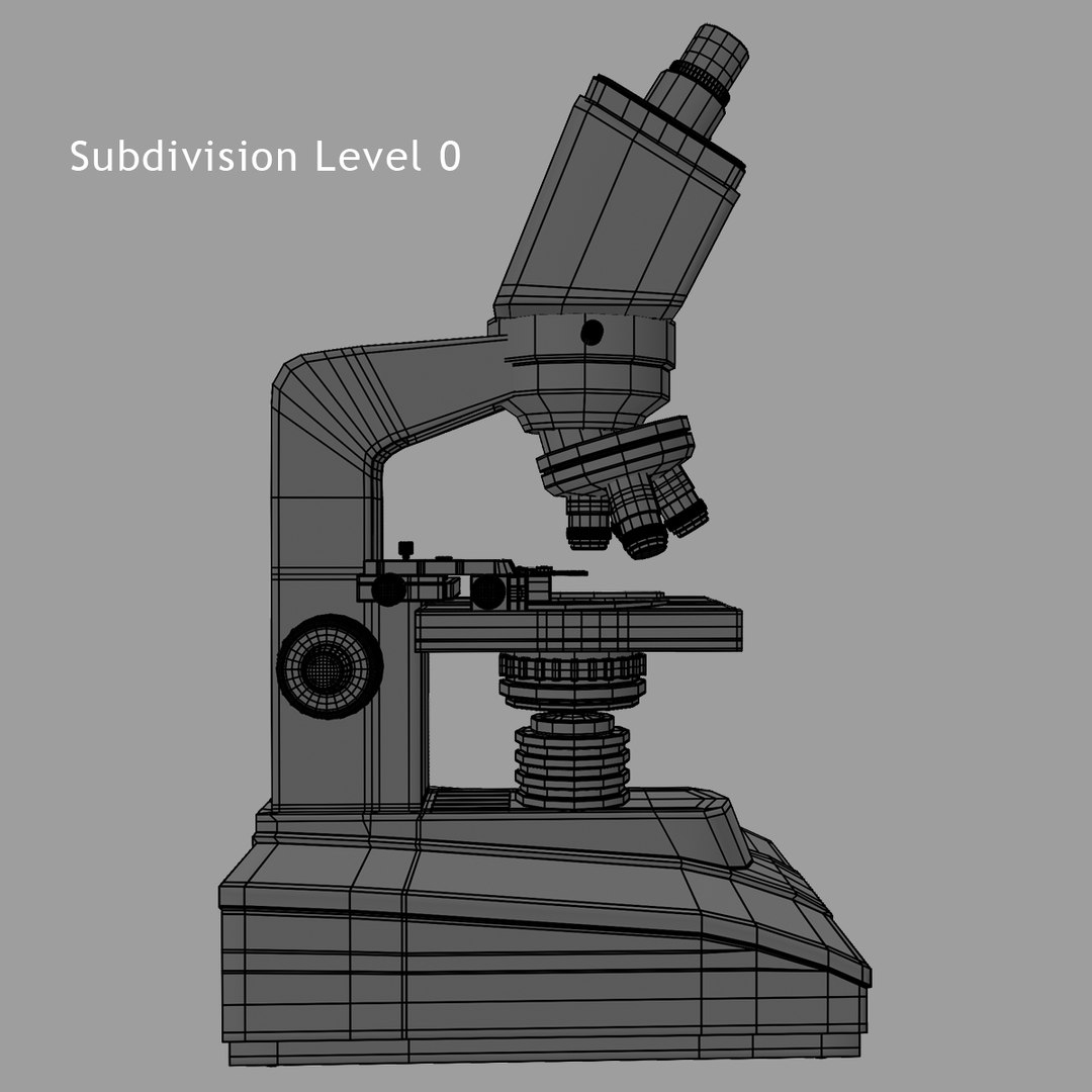 microscope micro 3d model