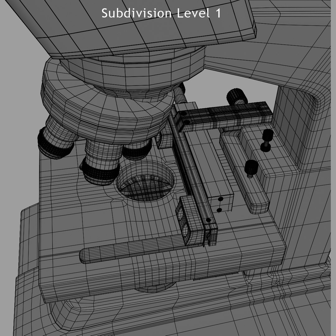 microscope micro 3d model