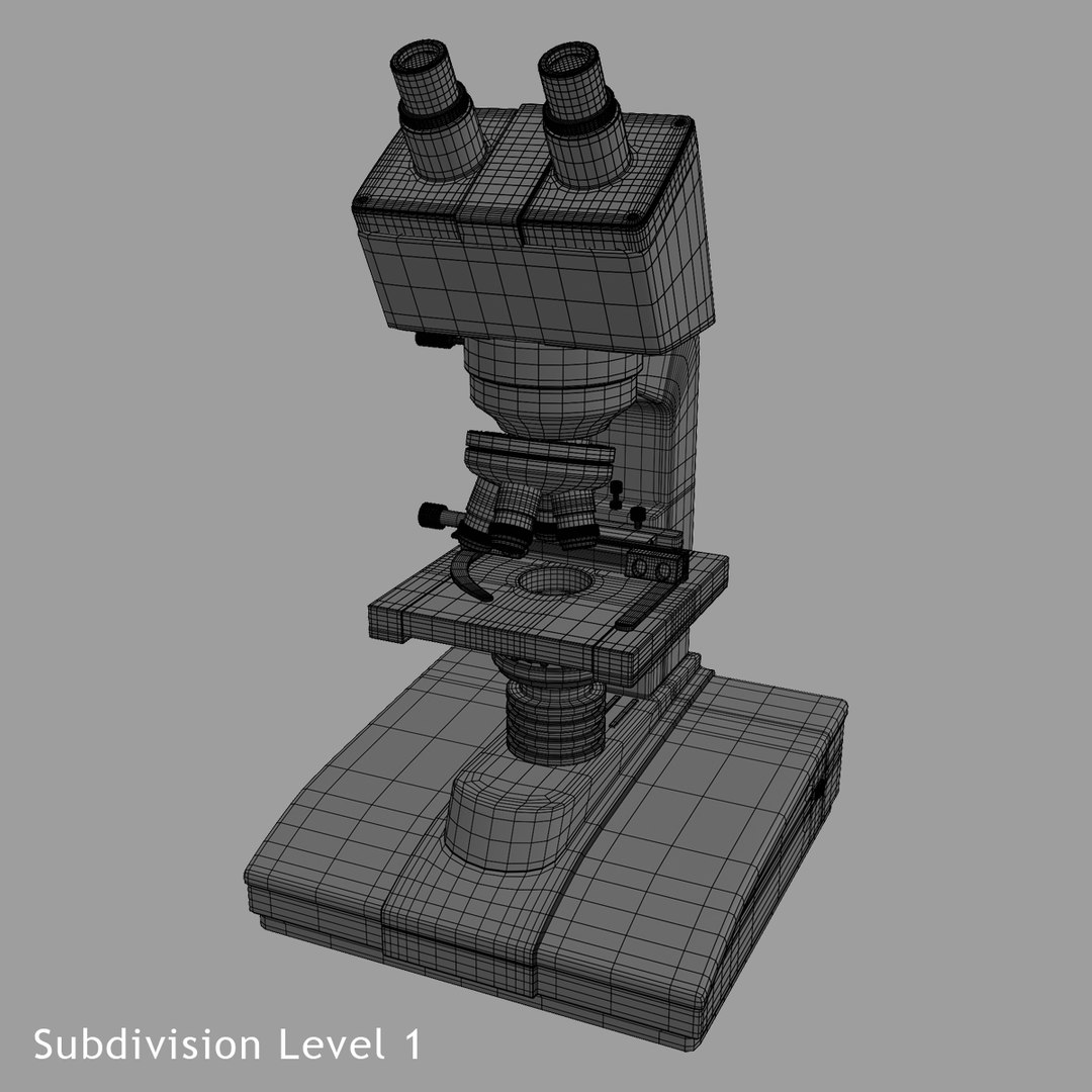 Microscope Micro 3d Model