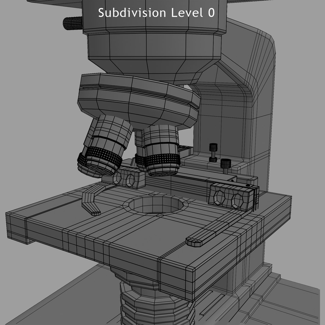 microscope micro 3d model