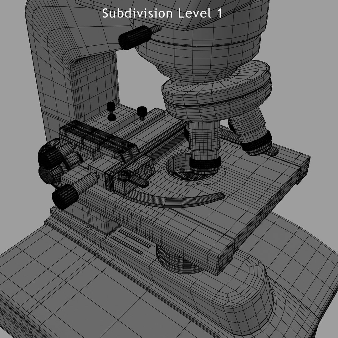 microscope micro 3d model