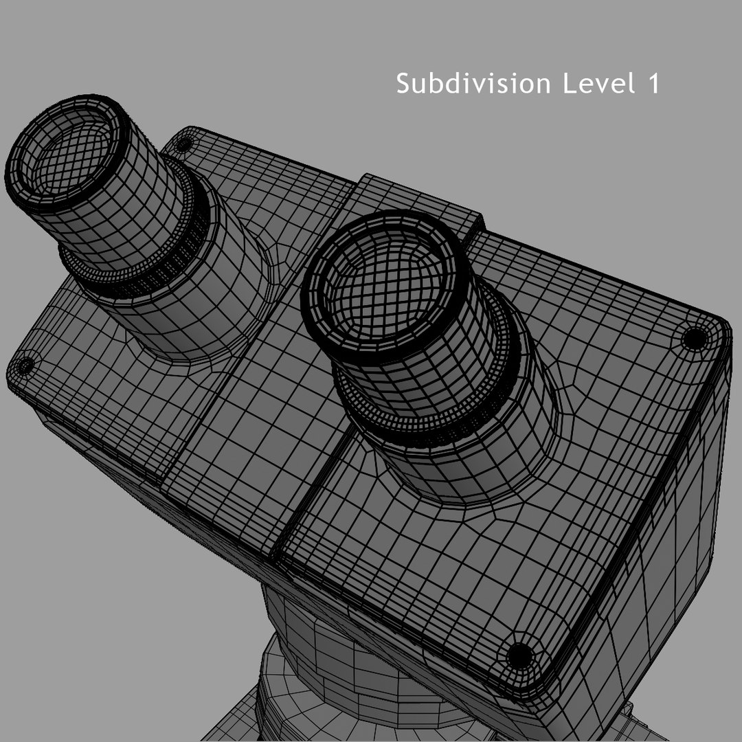 microscope micro 3d model