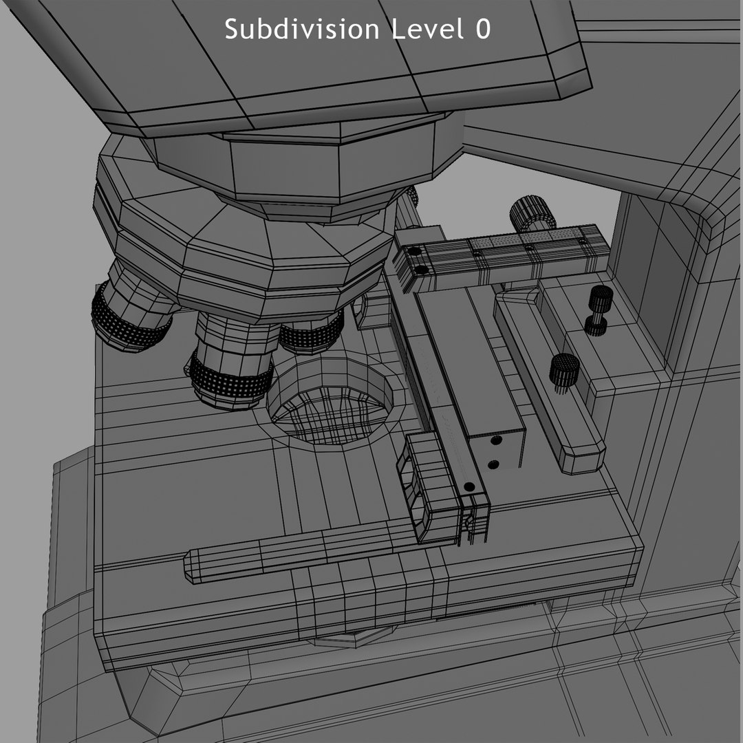 microscope micro 3d model