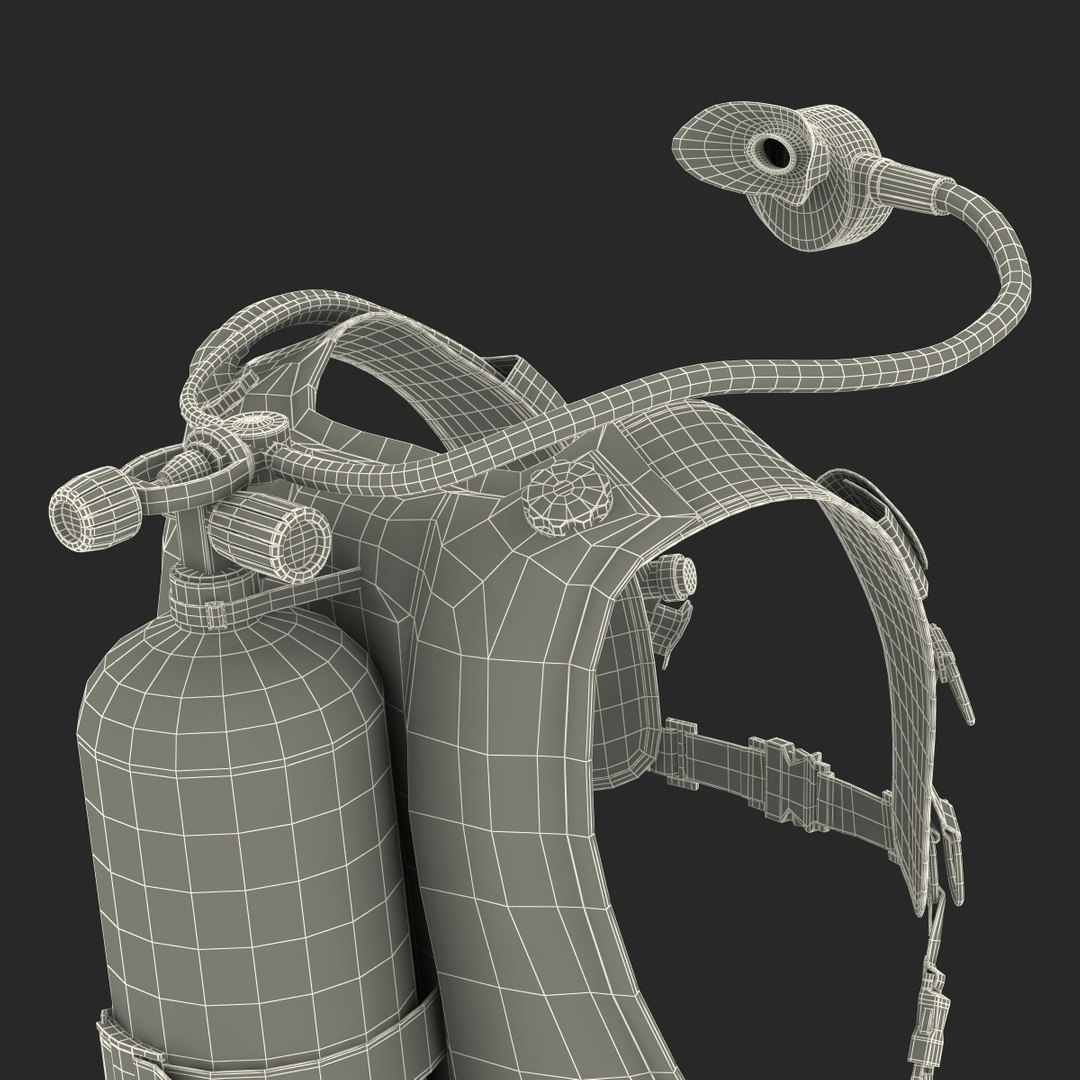 Diving Equipment 3 3d Model