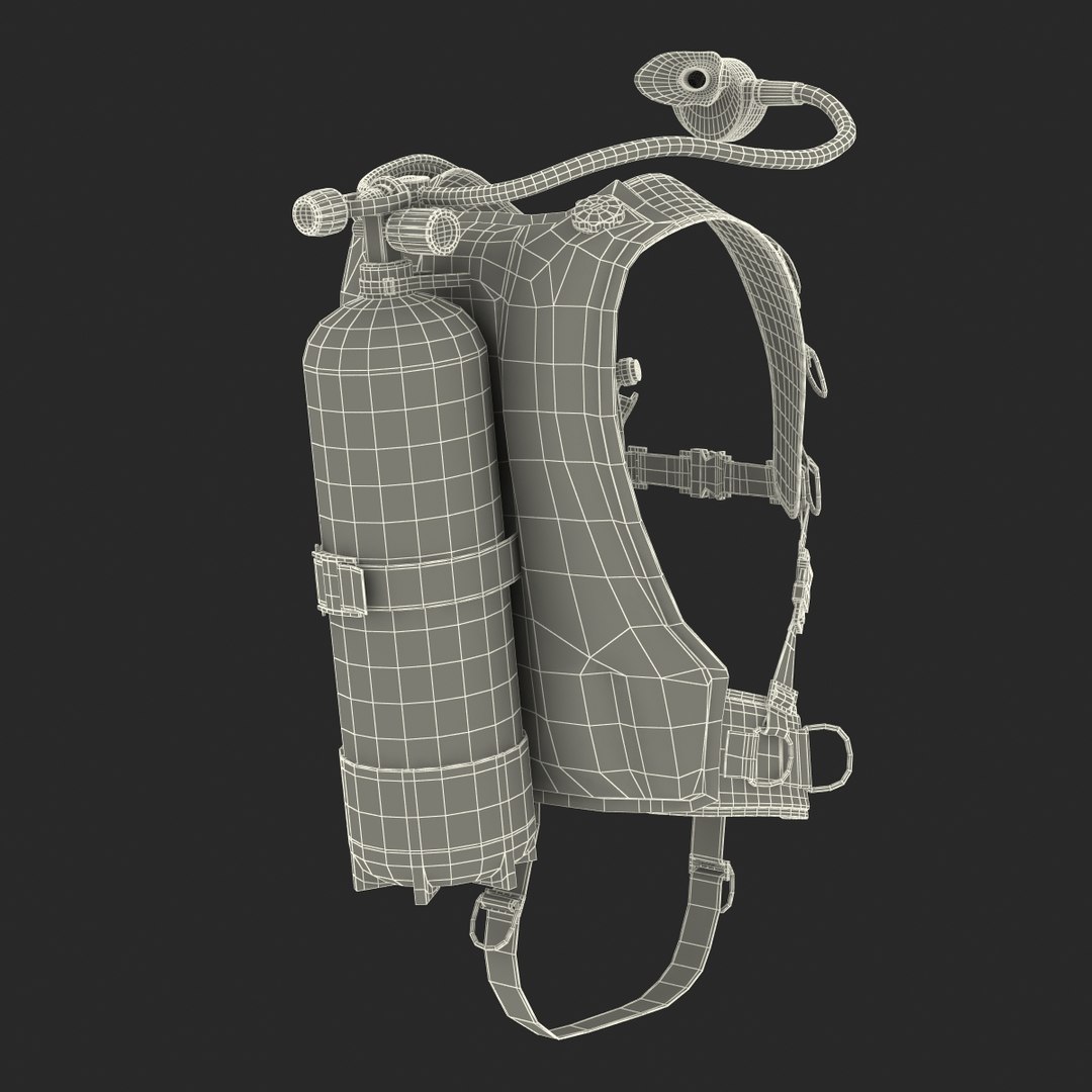 Diving Equipment 3 3d Model