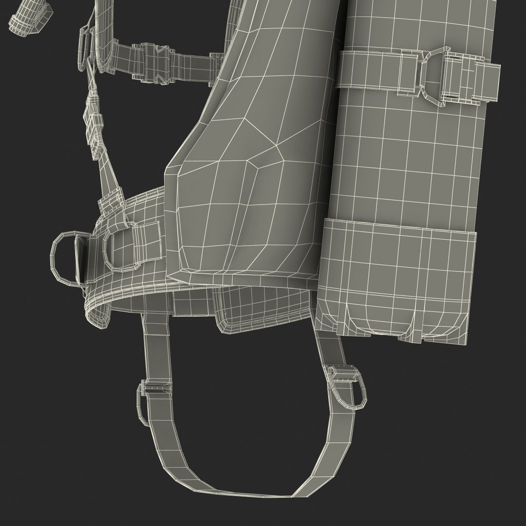 Diving Equipment 3 3d Model