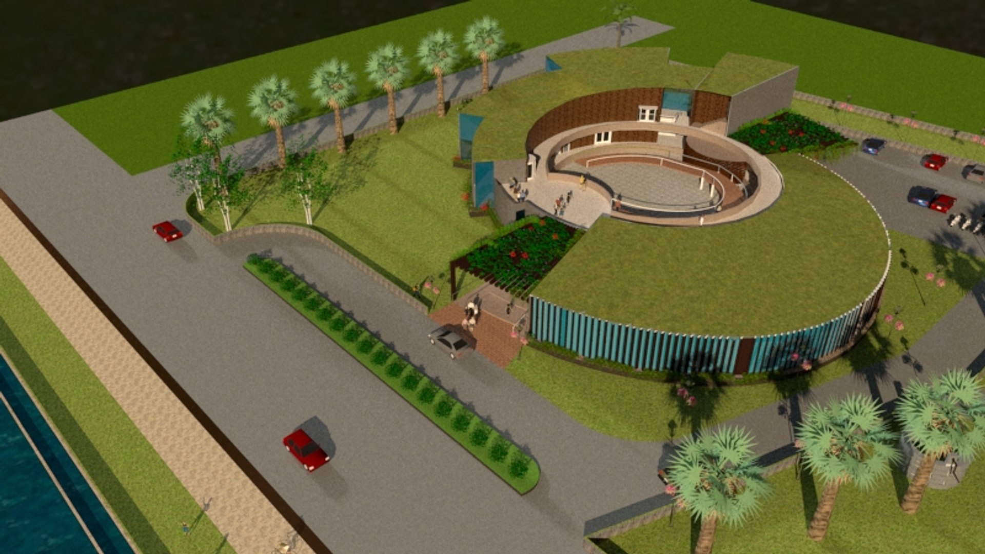 3D Memorial- River Front - TurboSquid 1785093