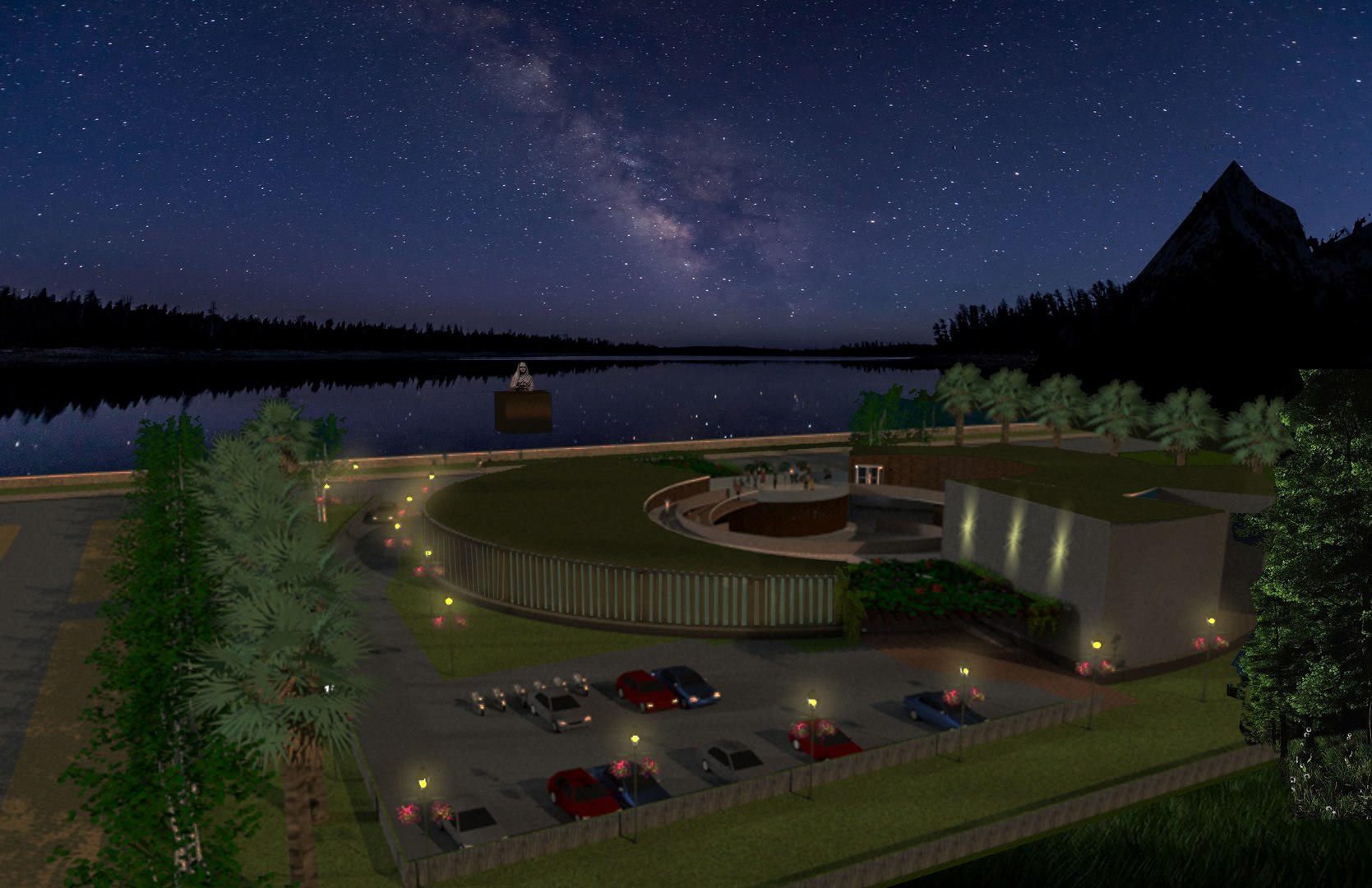 3D Memorial- River Front - TurboSquid 1785093