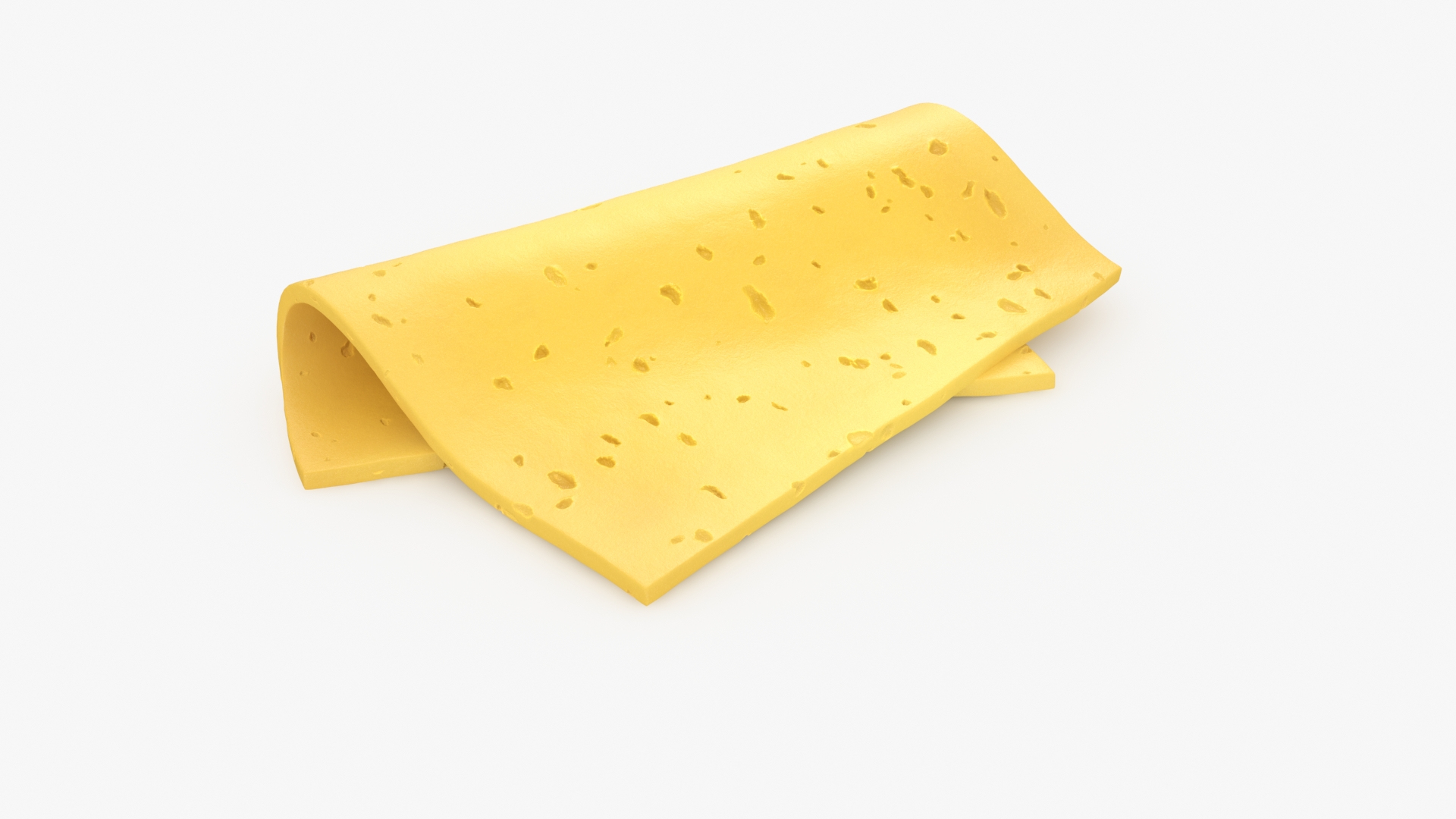 Folded Cheese 3D Model - TurboSquid 2335624