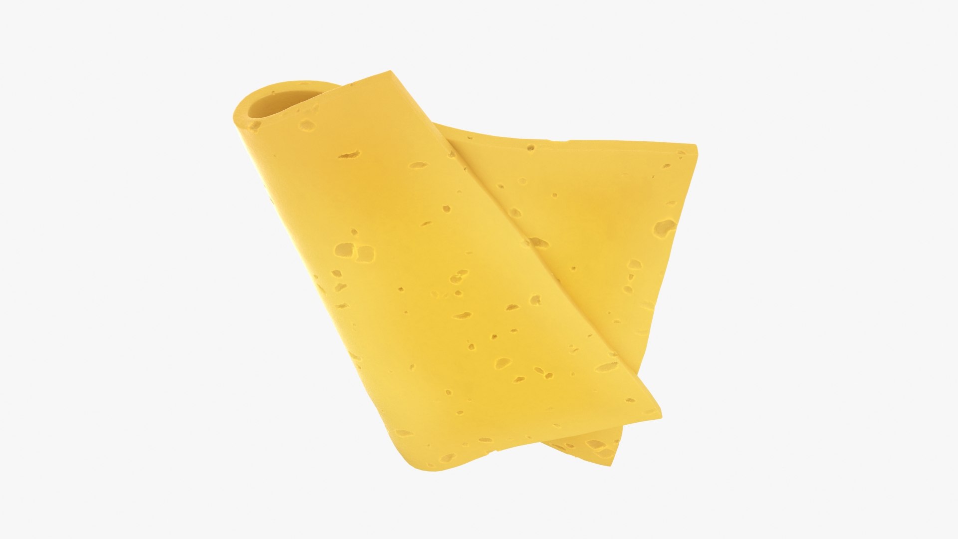 Folded Cheese 3D Model - TurboSquid 2335624