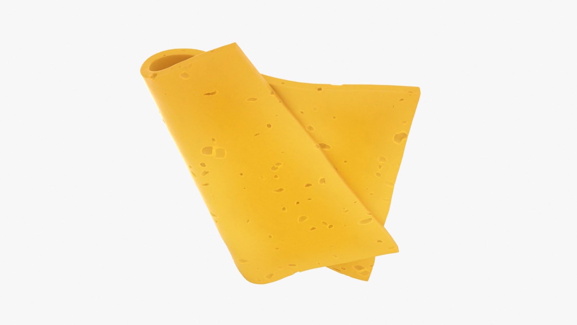 Folded Cheese 3D Model - TurboSquid 2335624
