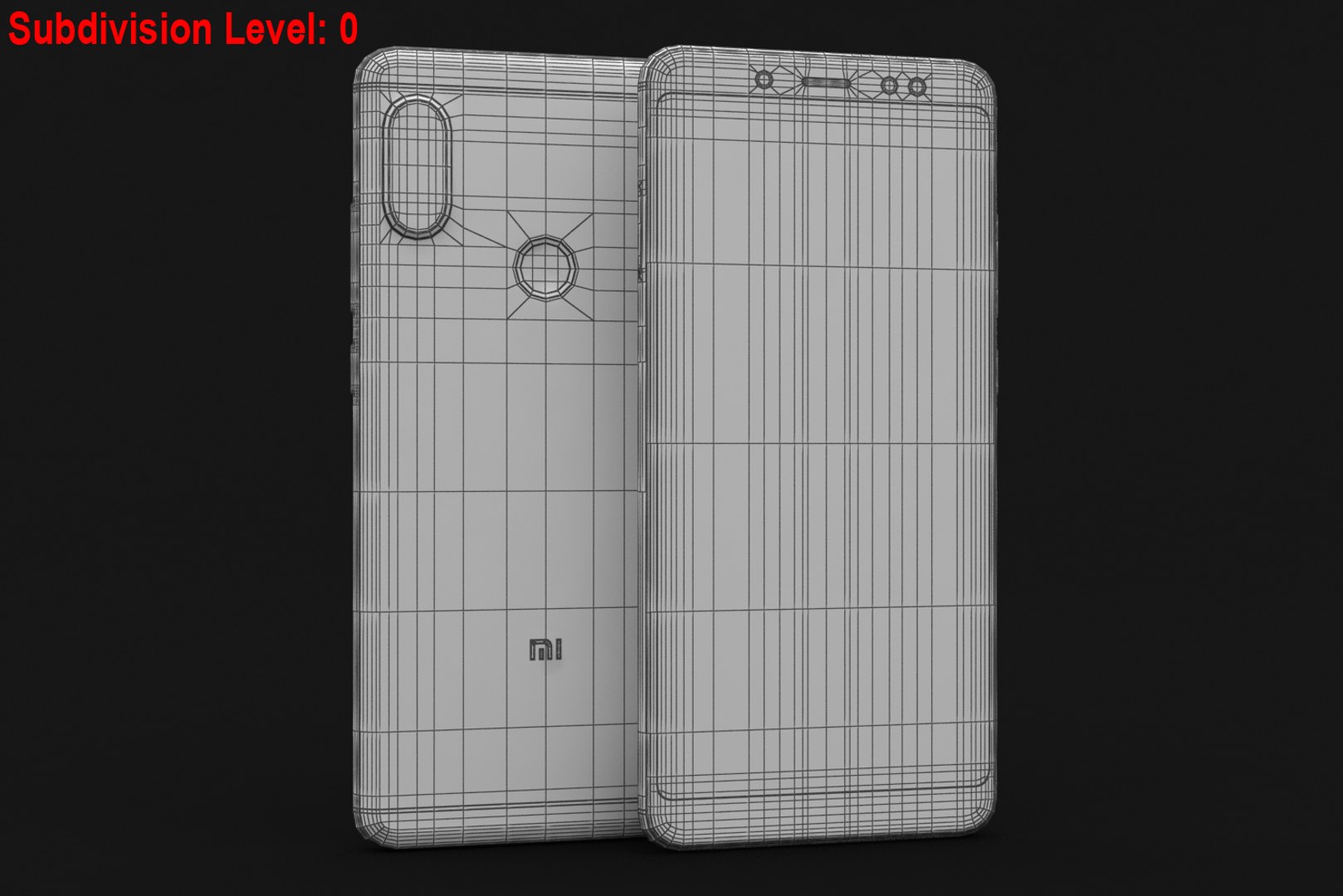 Xiaomi redmi note 5 3D - TurboSquid 1321521