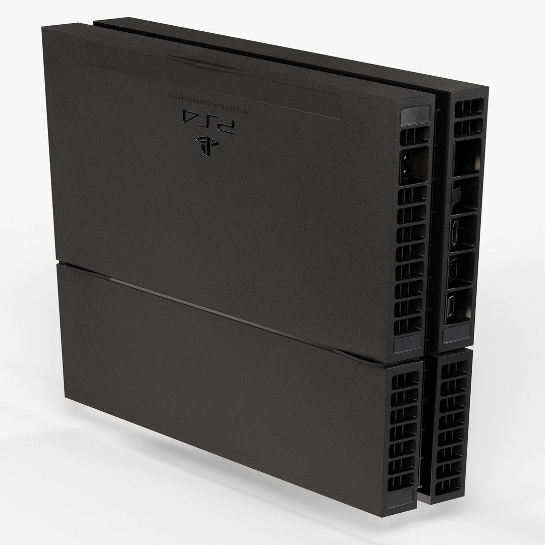 Sony Playstation 4 Console 3d Model